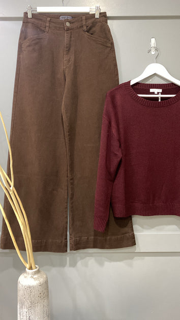 Demi Chocolate Jean | White Wood Boutique